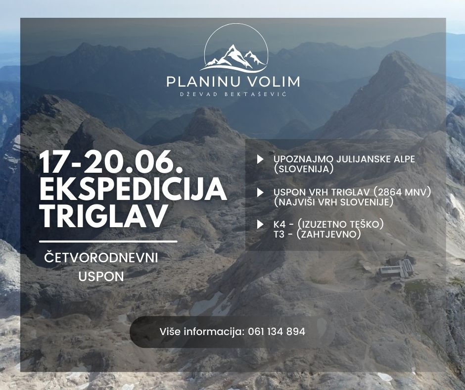 Ekspedicija Triglav - Planinu Volim