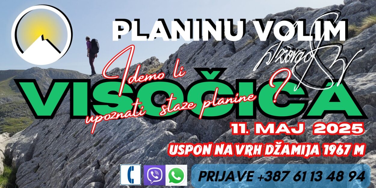 VISOČICA- VRH DŽAMIJA 1967 m - Planinu Volim
